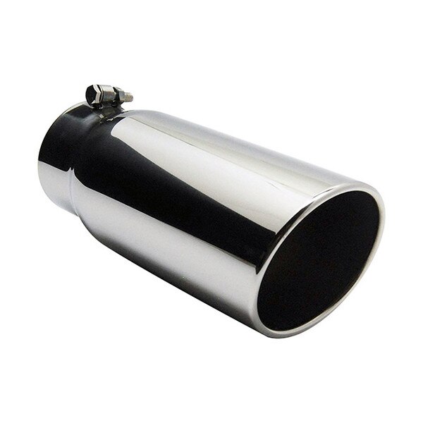 Jones J405014RACB Exhaust Tip | Round Slant Outlet, Polished